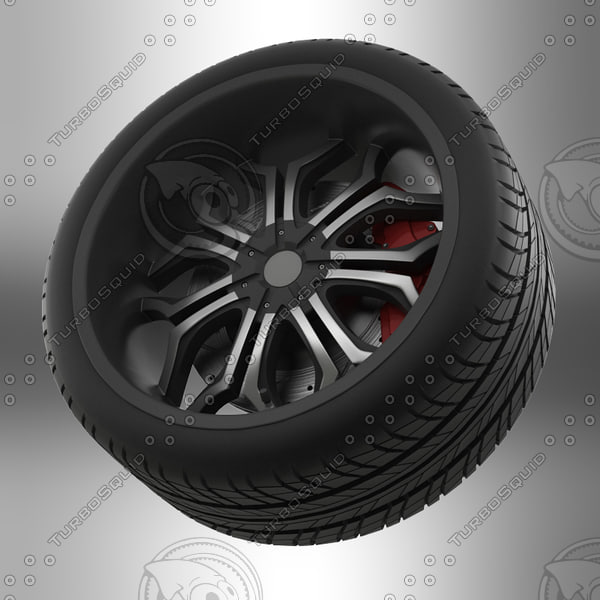 3d 3ds wheel rim