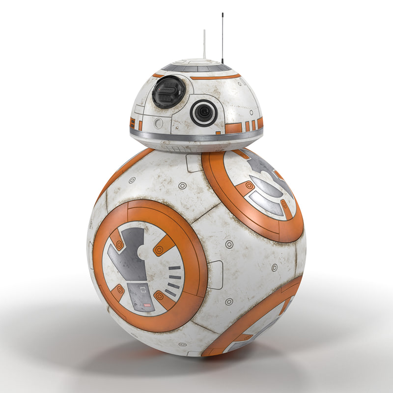 3d bb-8 modelled