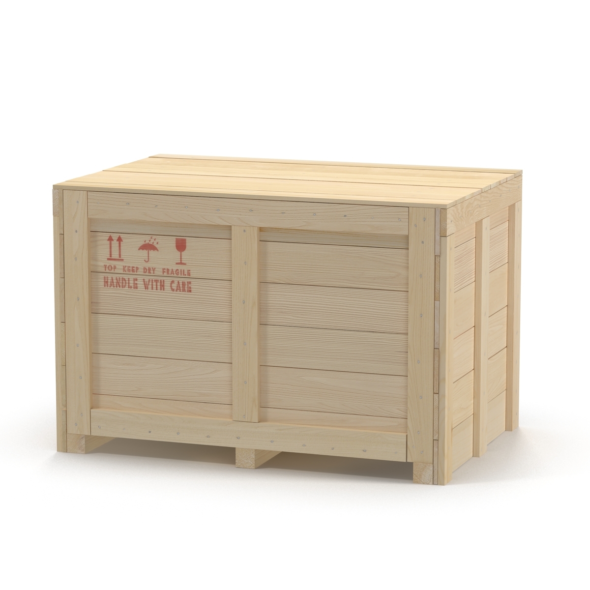 wooden shipping crates 3d max