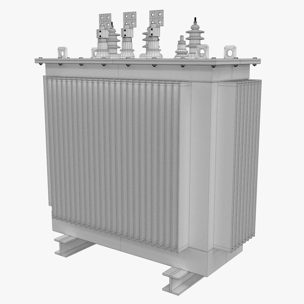 3d electrical transformer model