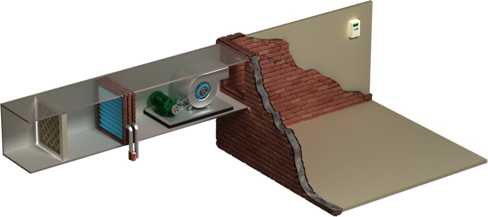 3d model fan coil unit fcu