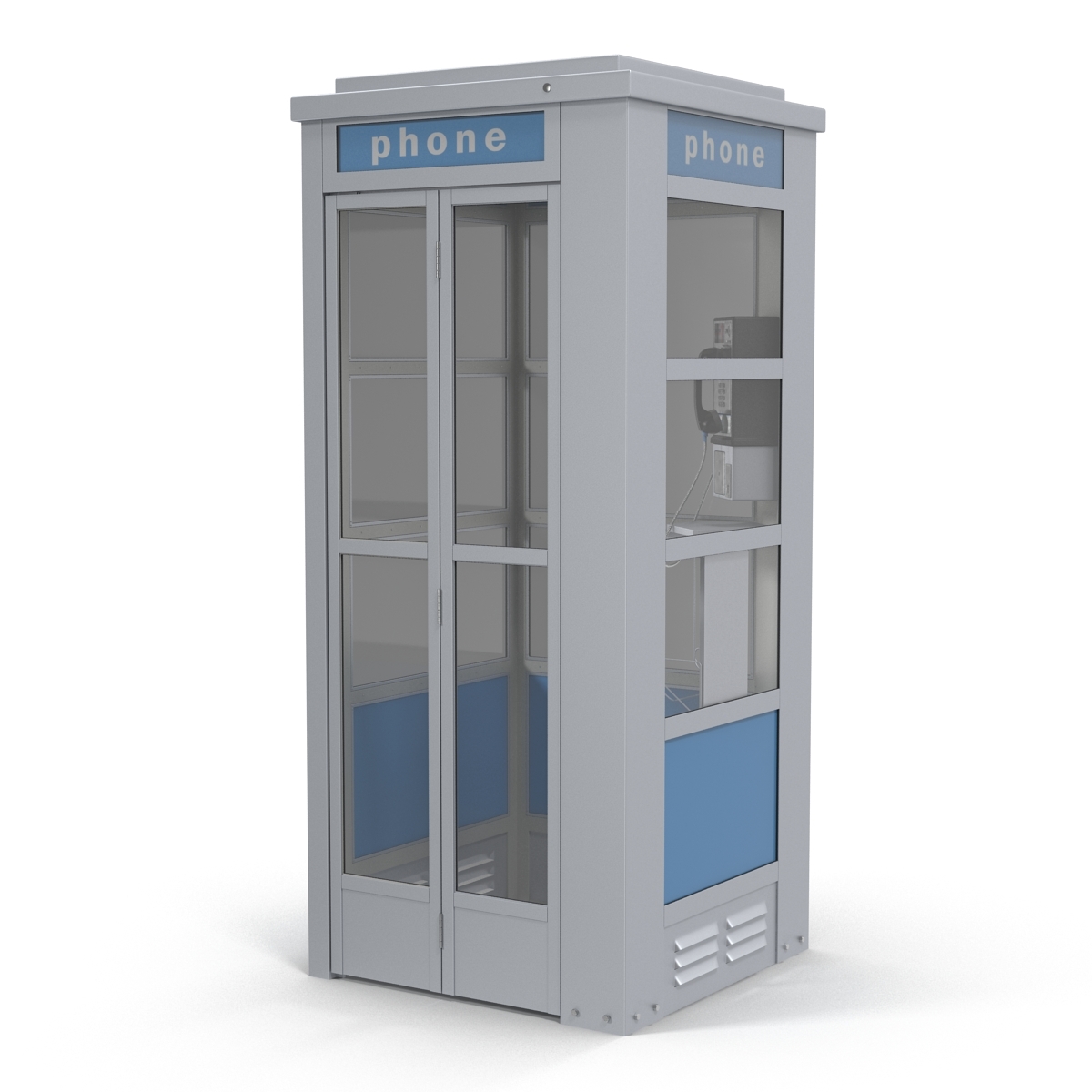 public phones 2 3d model
