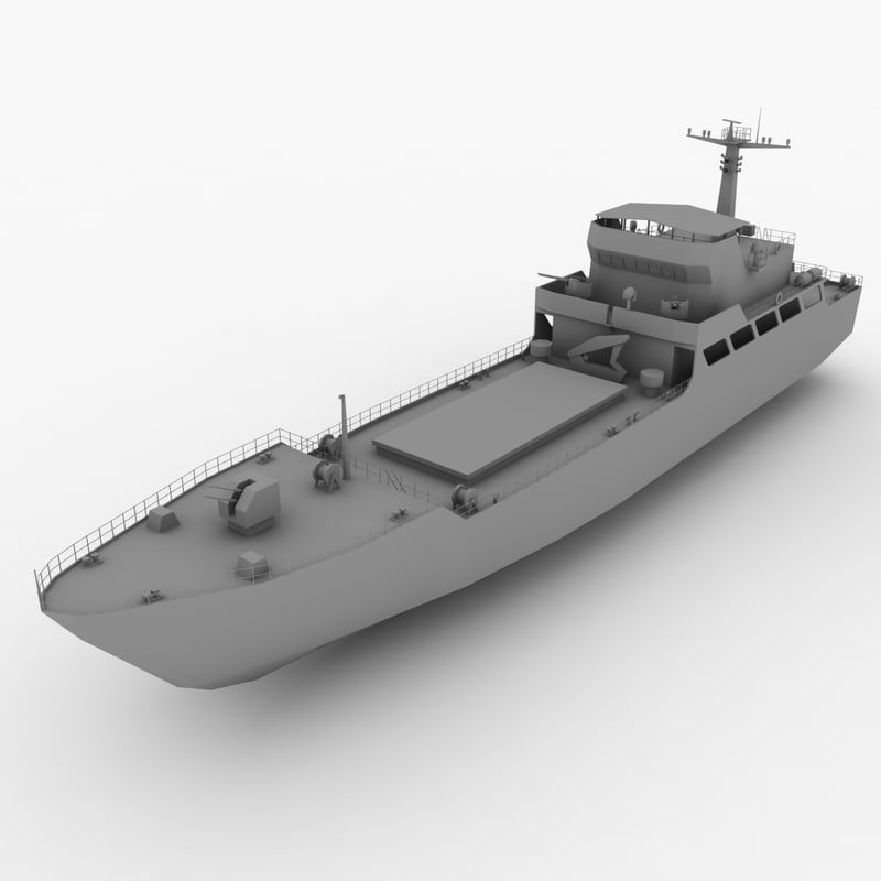 type 074-class landing ship 3d 3ds
