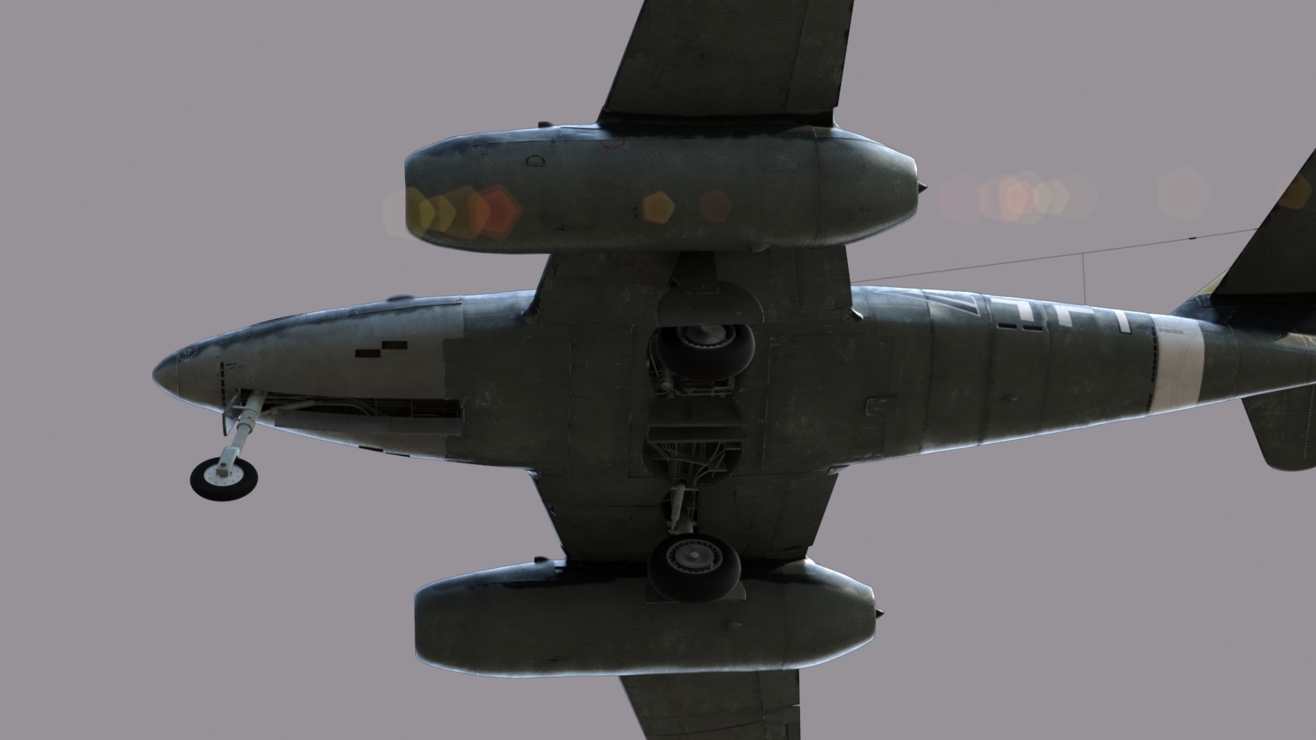 german fighter 3d obj