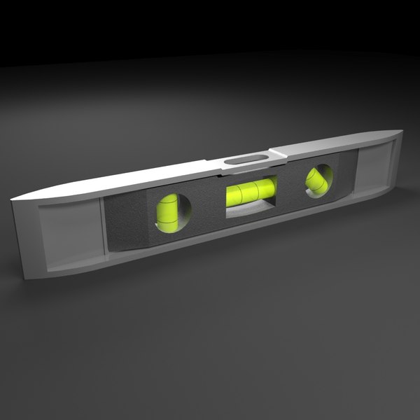 spirit level 3d model