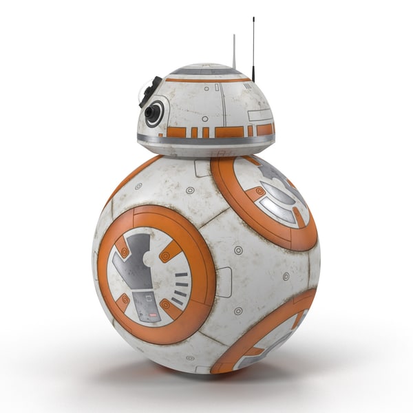 3d model rigged bb-8