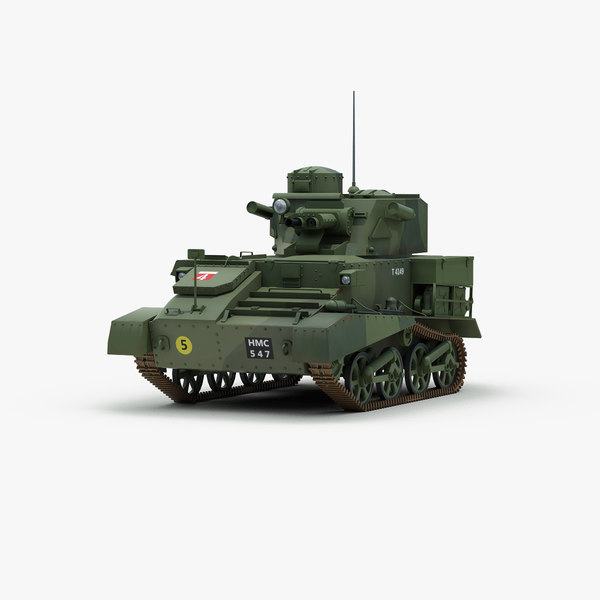 3d ww2 vickers crossley 25