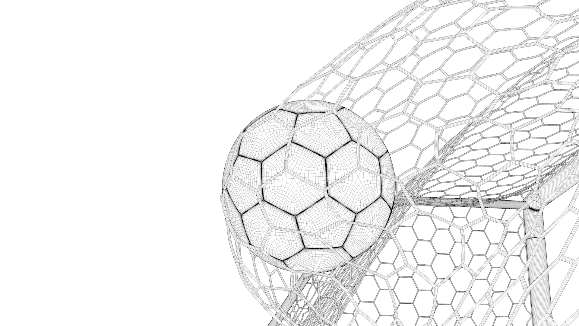 soccer net c4d