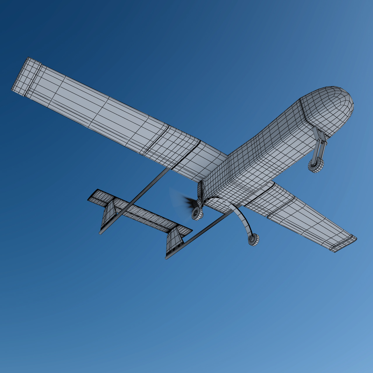 3d twin uav mugin drone