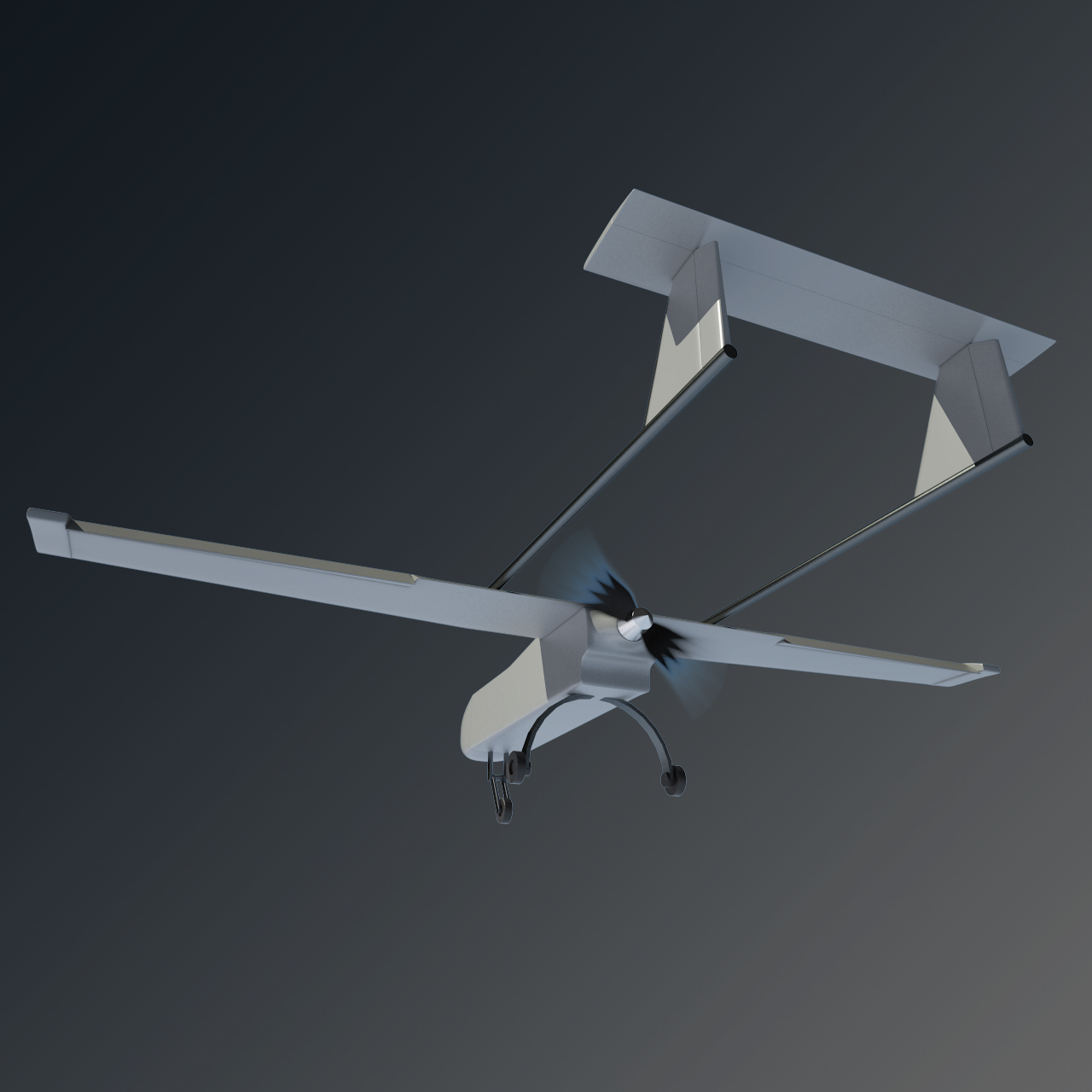 3d twin uav mugin drone