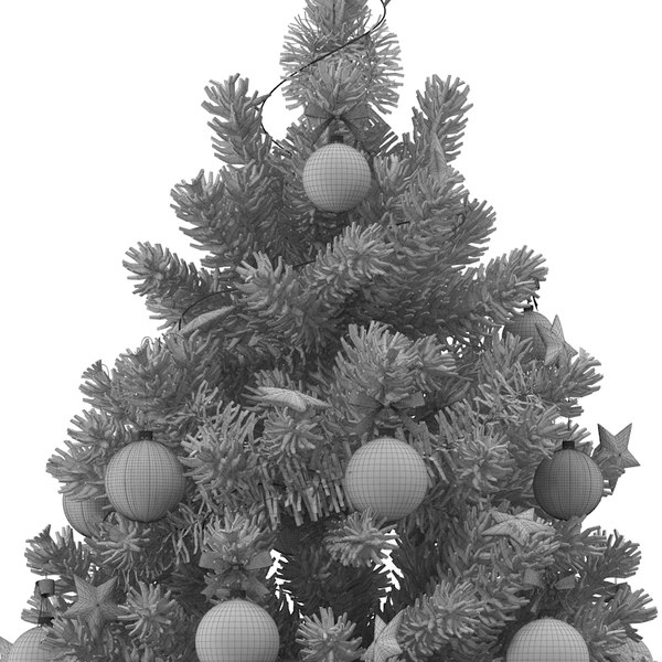 3d christmas tree model