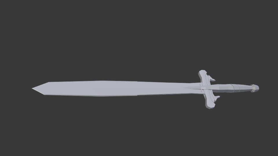 free sword 3d model