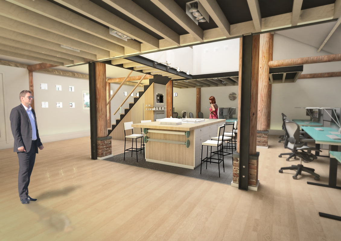 barn interior office max