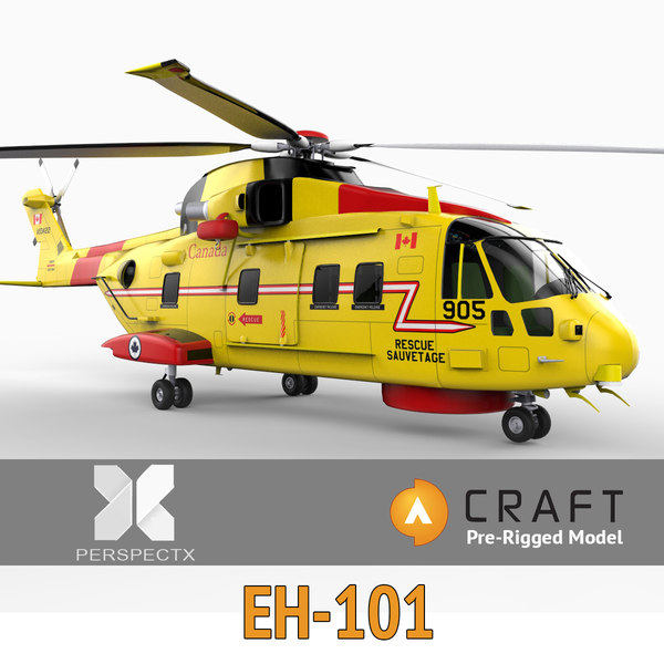크래프트 디렉터 스튜디오 용 EH-101 Helicopter Pre-Rigged 3D 모델 - TurboSquid 550704