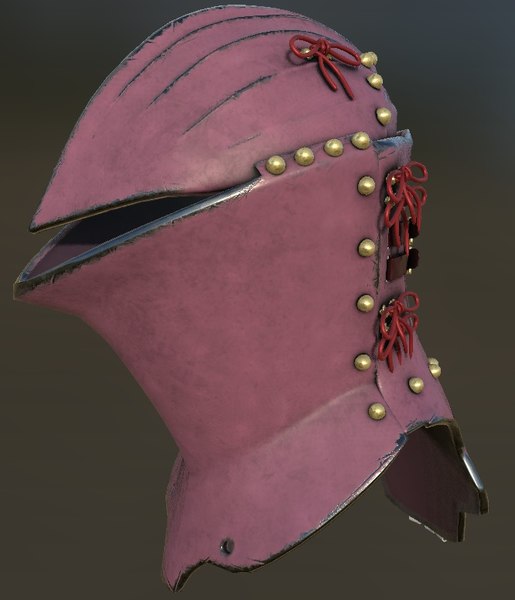 jousting helm stechhelm obj