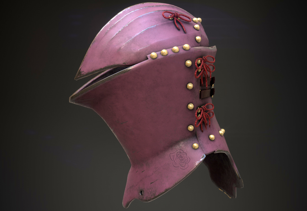 jousting helm stechhelm obj