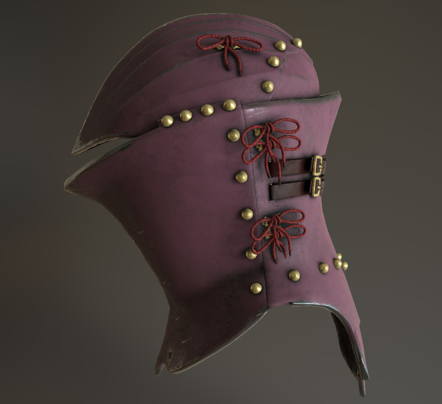 jousting helm stechhelm obj
