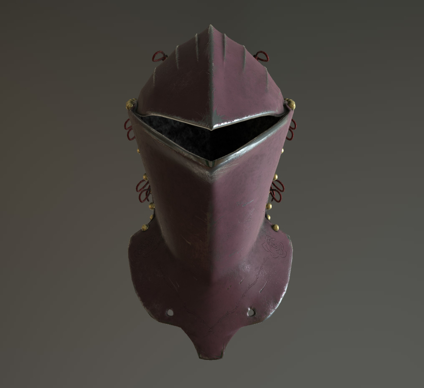 jousting helm stechhelm obj