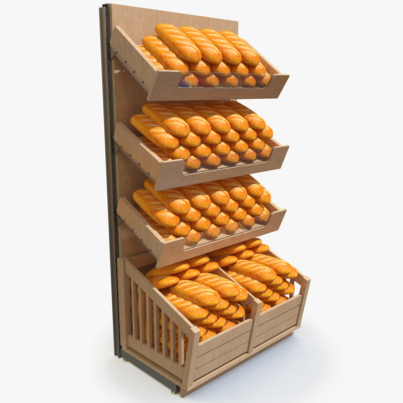 rack bread 3d model