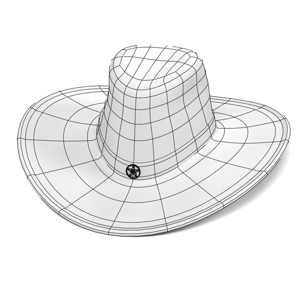 cowboy hats 3d model