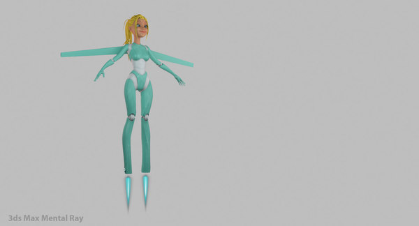 max cartoon robot girl