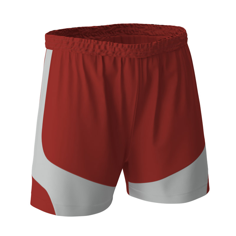 soccer shorts red c4d