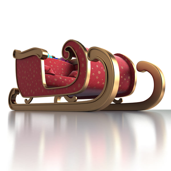 3d santa s sledge