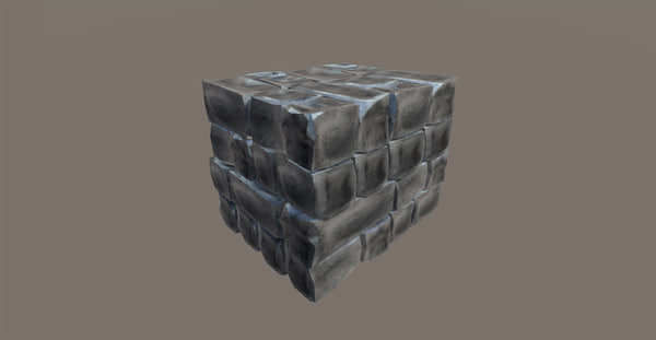 free stones blocks 3d model