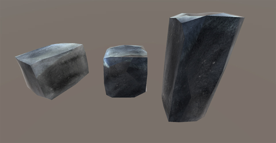 free stones blocks 3d model