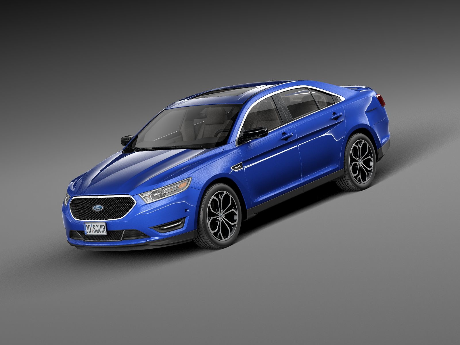 3d model of taurus 2013 sedan sho