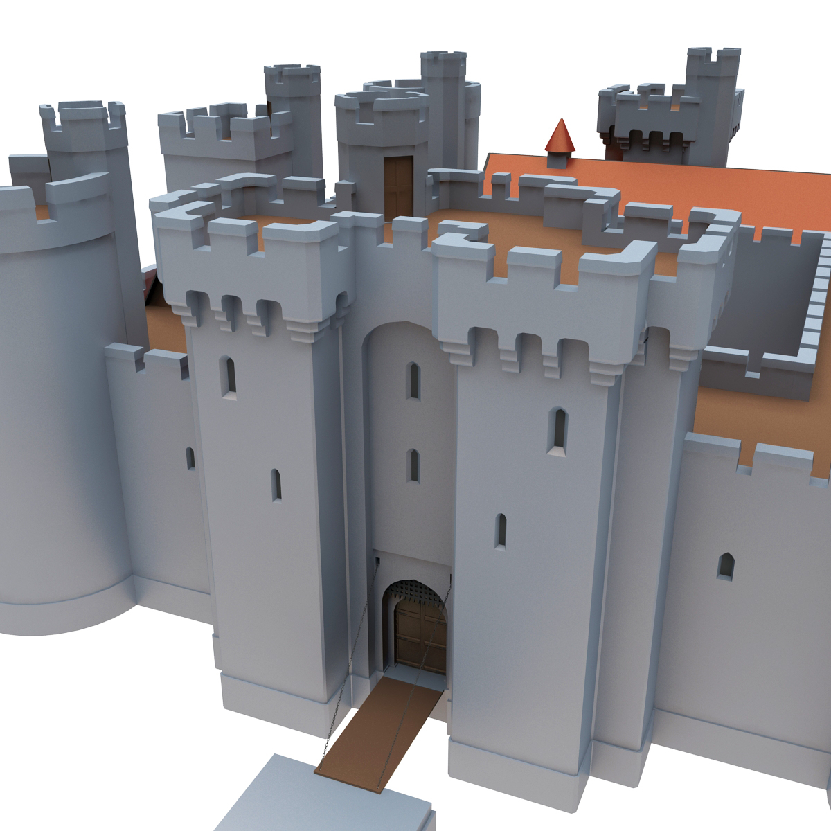castle 3d model