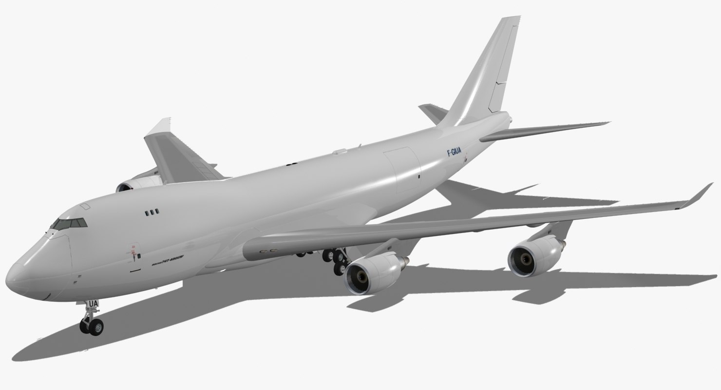 boeing 747-400 erf 3d model