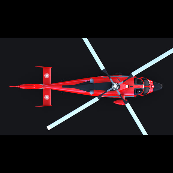 rescue helicopter pilot 3d model