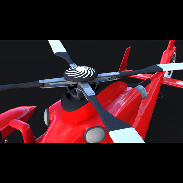 rescue helicopter pilot 3d model