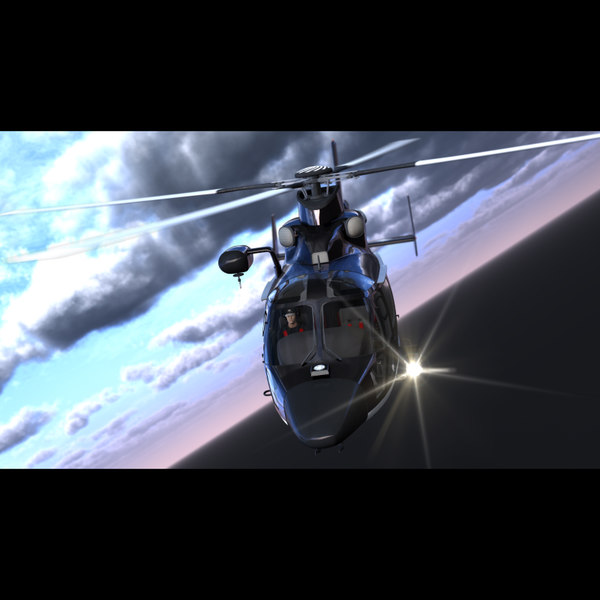 rescue helicopter pilot 3d model
