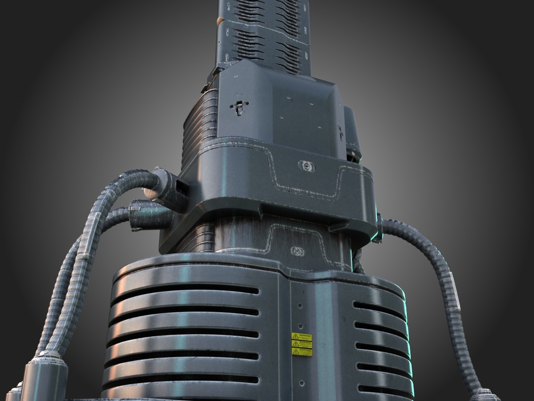 3d enigine reactor model