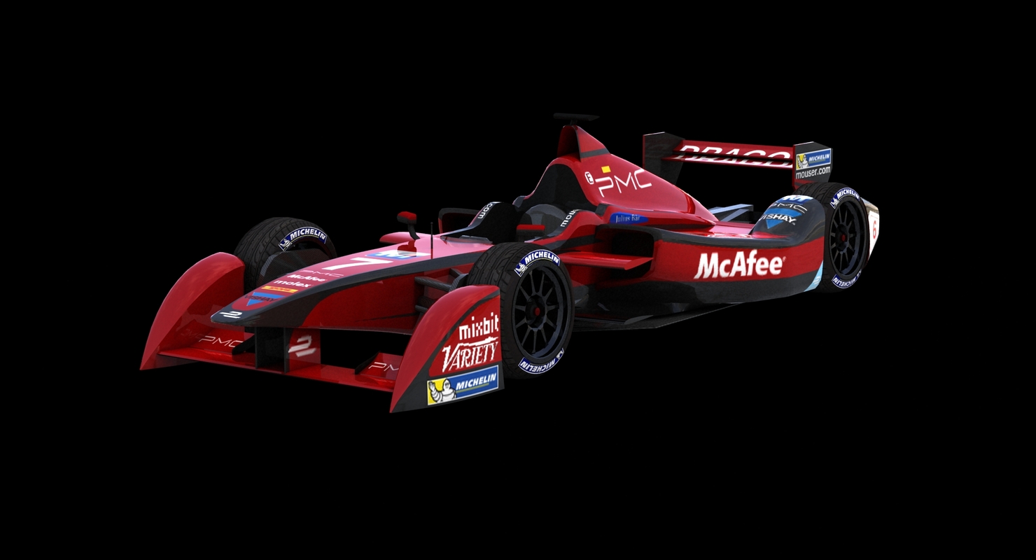 dragon racing formulae 3d model