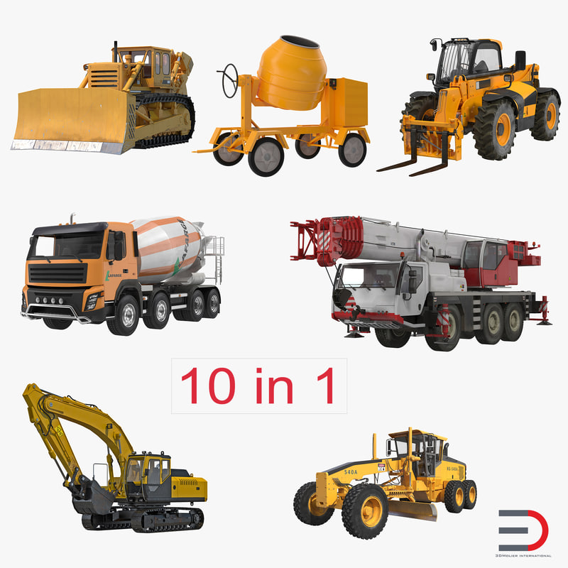 max construction vehicles 2 modeled