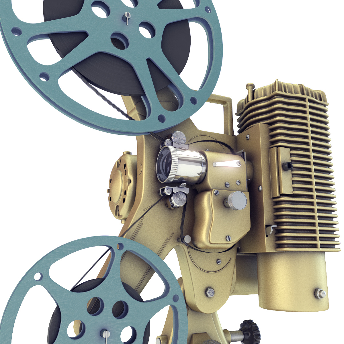3d old 8mm projector