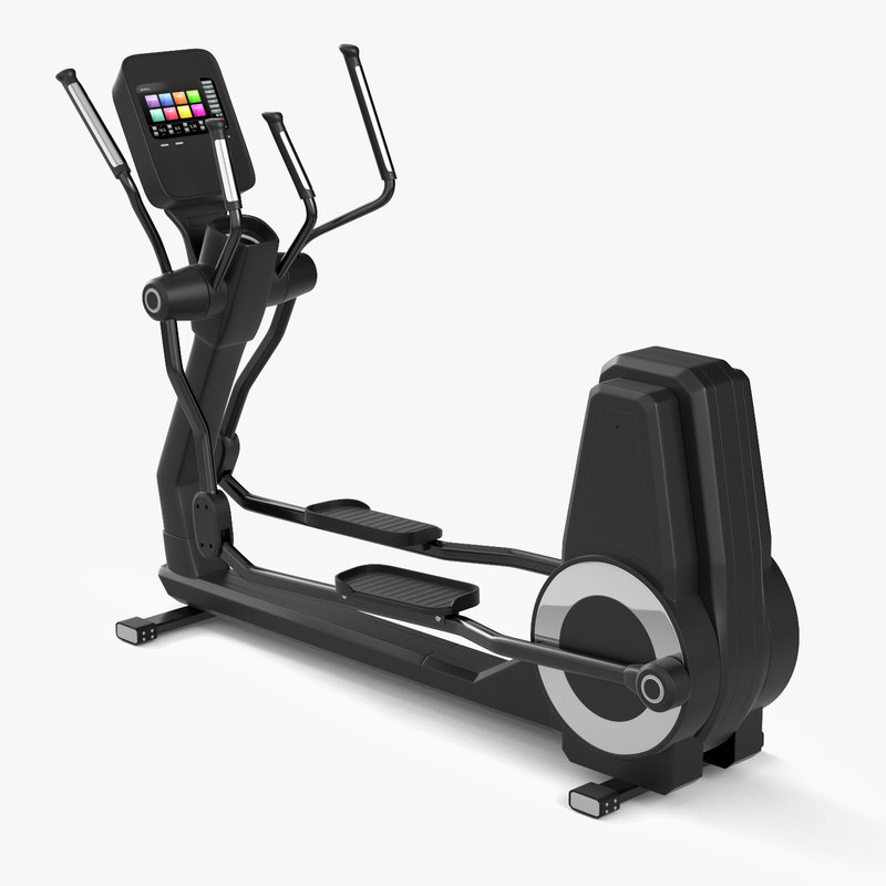 cross trainer train 3d model