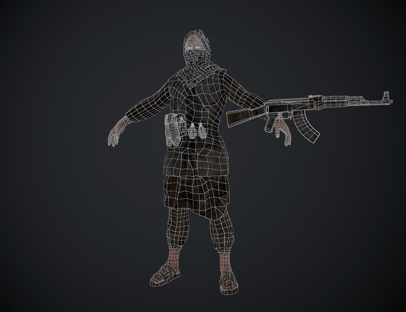 3d model terrorist