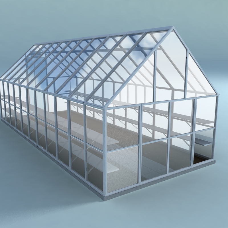 3d model greenhouse house