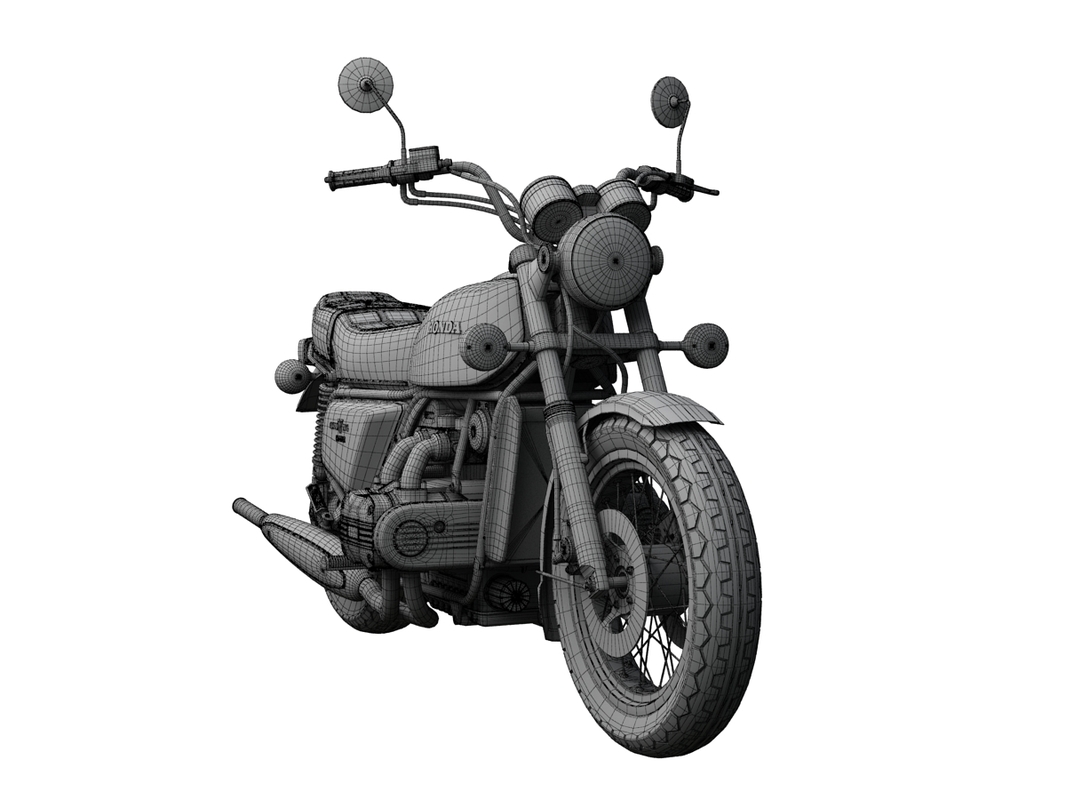 3d honda gl1000 goldwing 1975