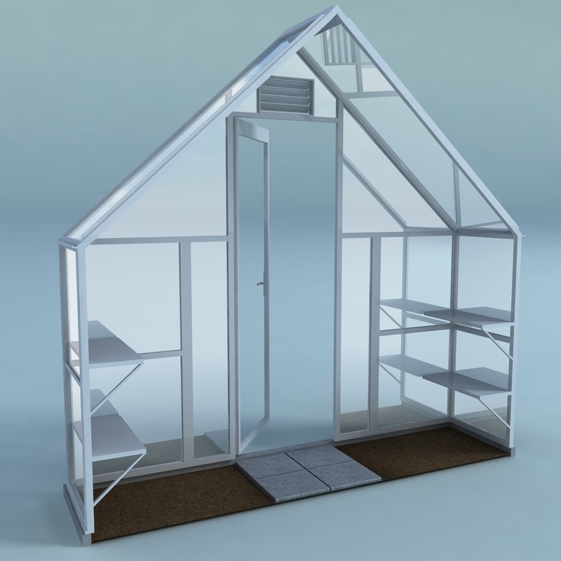 3d model greenhouse house