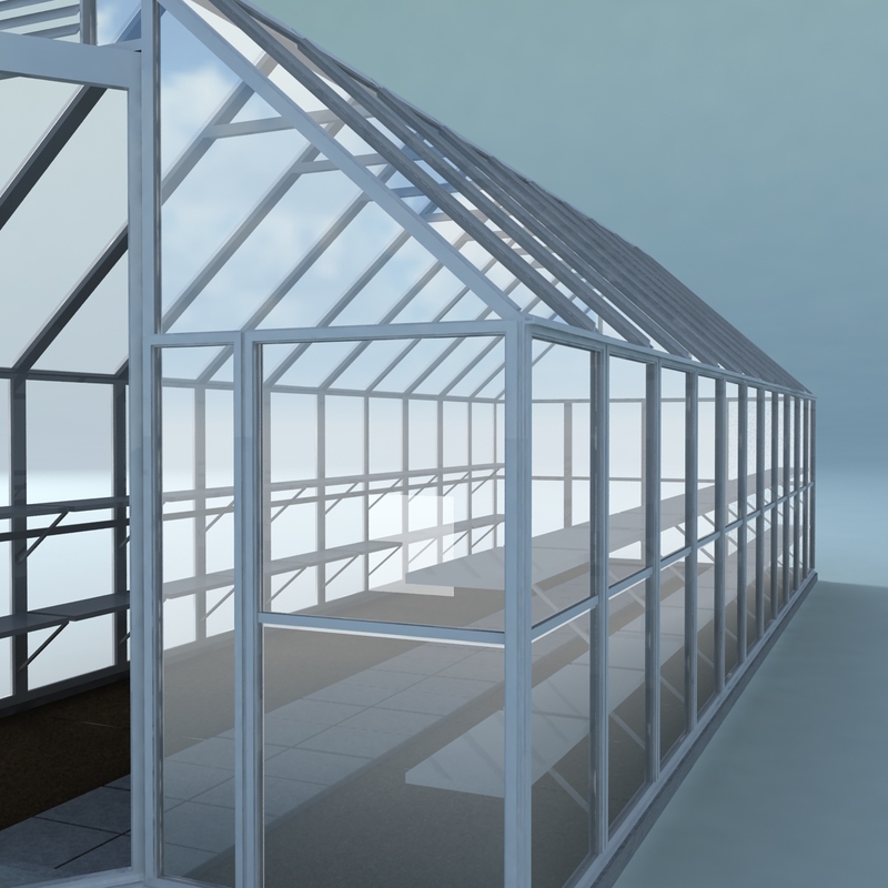 3d model greenhouse house