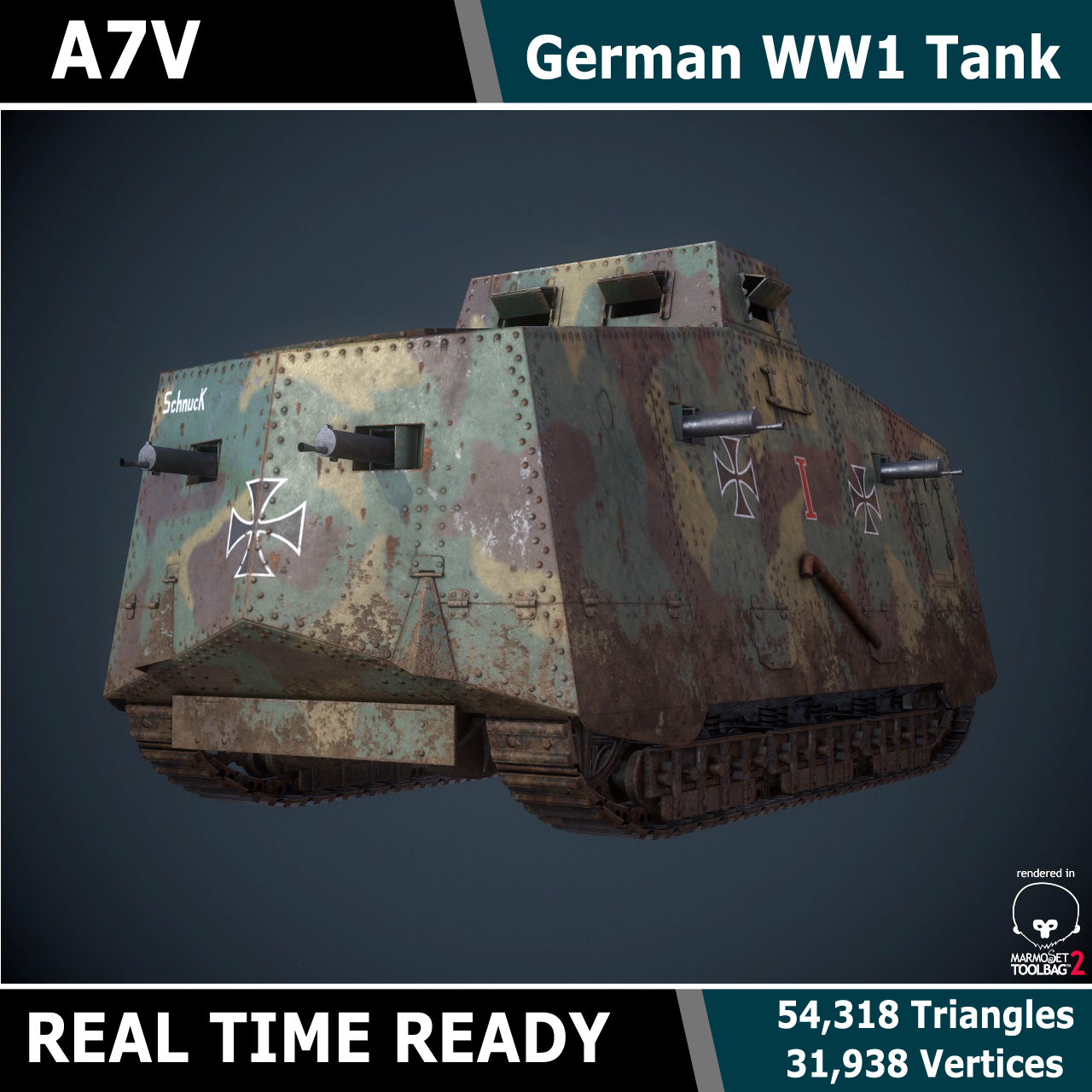 3d model real time ready a7v