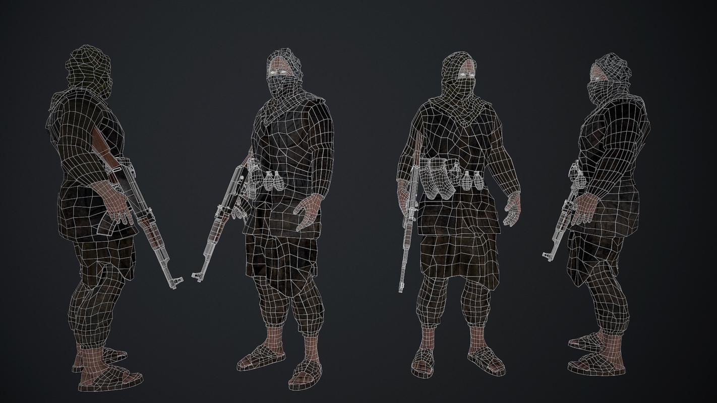 3d model terrorist