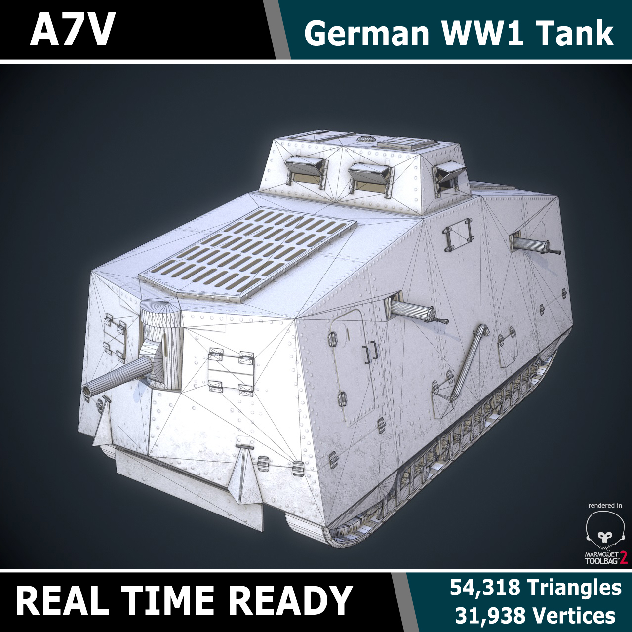 3d model real time ready a7v