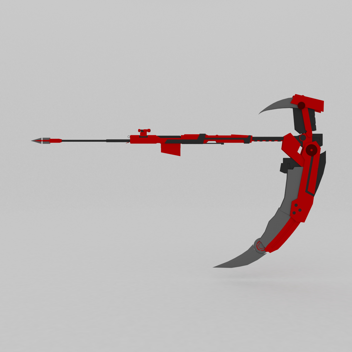 RWBY Crescent Rose (Scythe) Model 3D - TurboSquid 976064