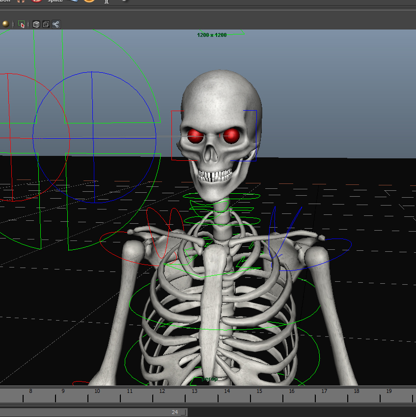 skeleton rig ma free